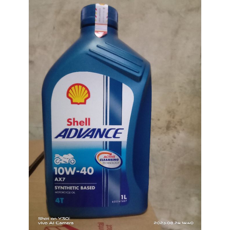 Jual Oli Mesin Shell AX7 1 liter motor bebek | Shopee Indonesia