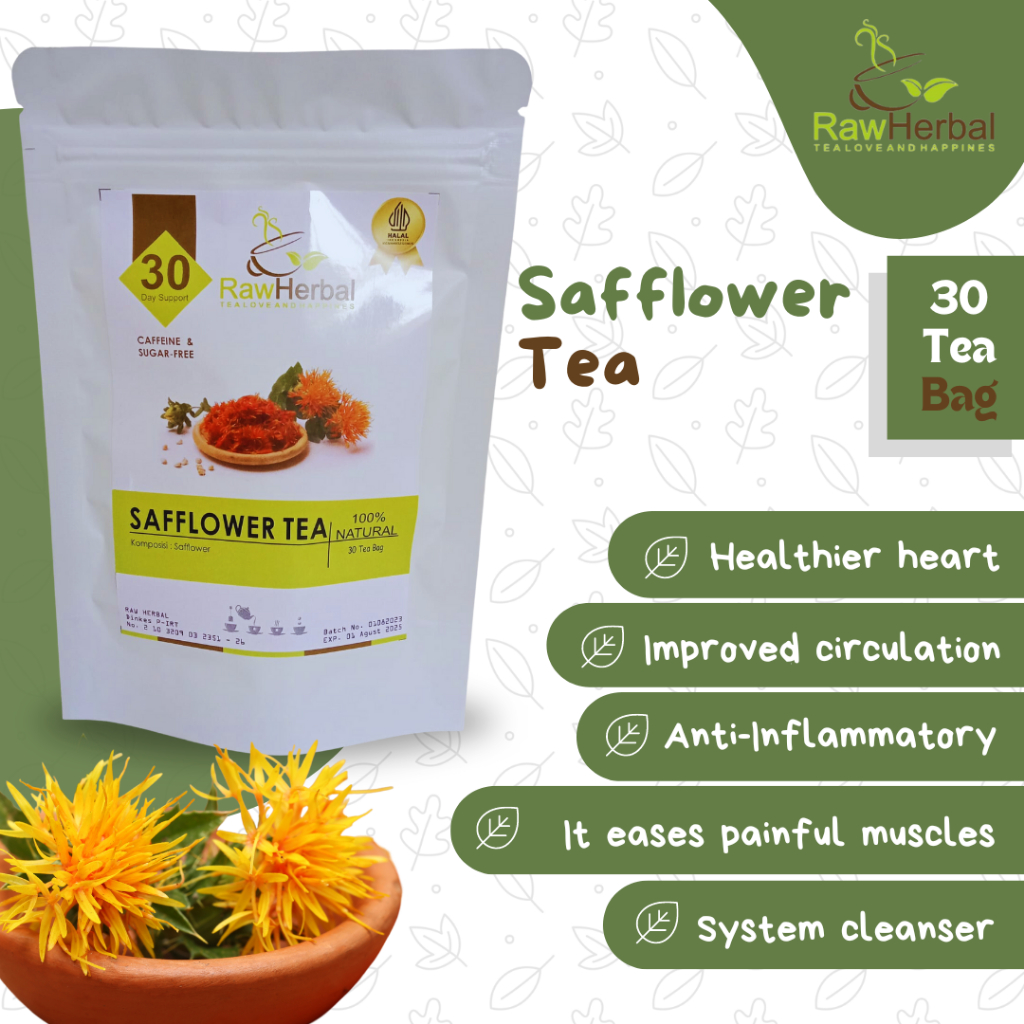 Jual SAFFLOWER TEA : TEH BUNGA SAFFLOWER (30 TEA BAG) | Shopee Indonesia