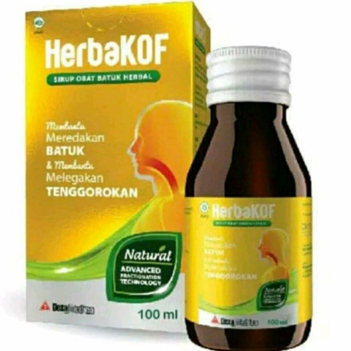 Jual HerbaKOF Sirup Obat Batuk Herbal - 100 ml | Shopee Indonesia