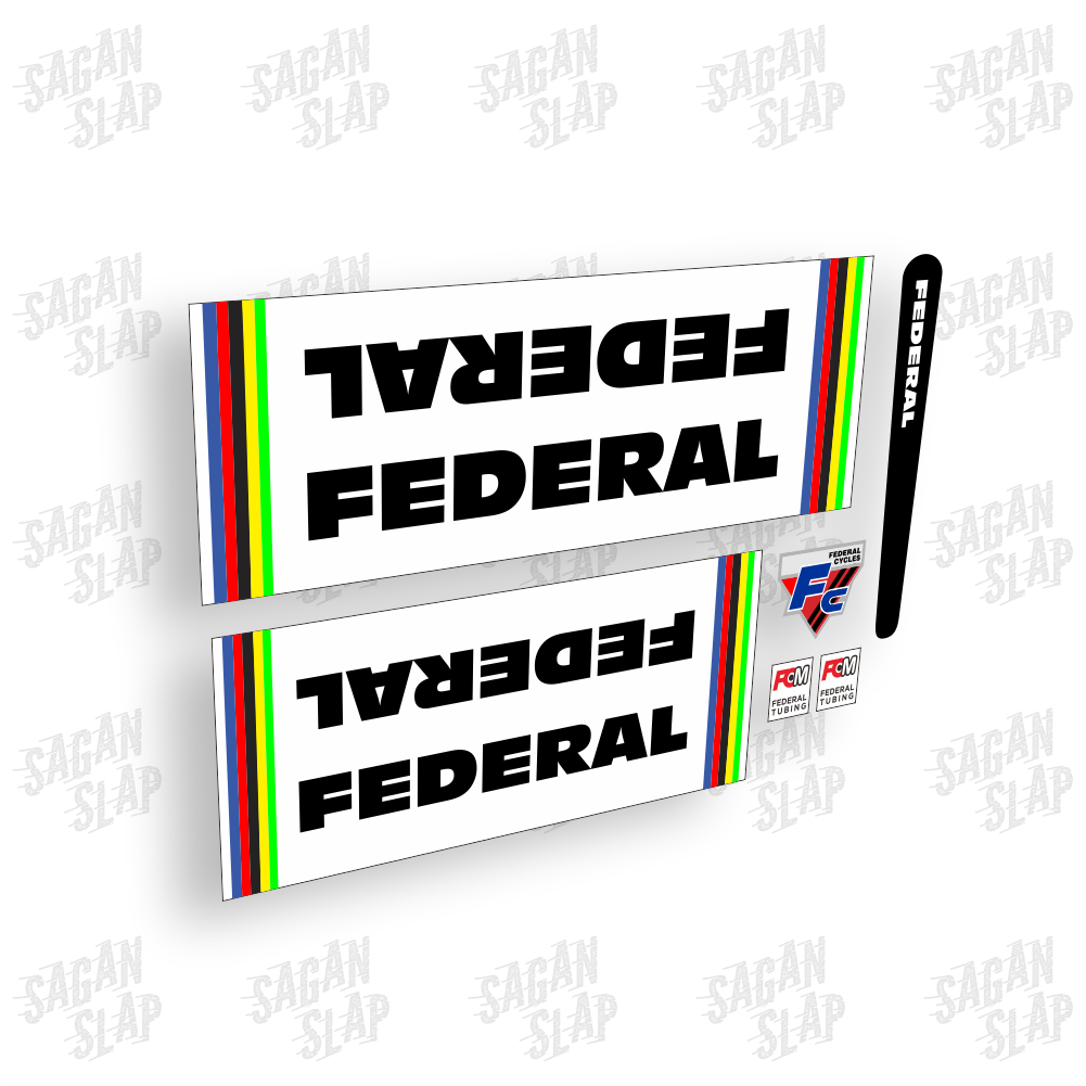 Jual Sticker decal frame FEDERAL mtb roadbike | Shopee Indonesia