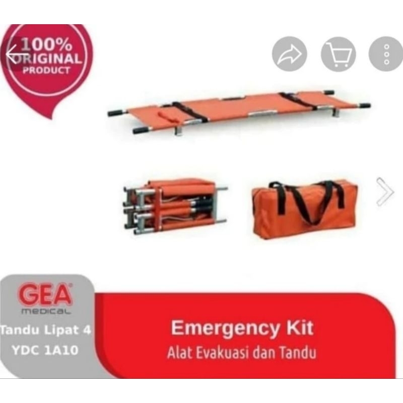 Jual Tandu Lipat 4 GEA YDC 1A10/ Tandu Emergency GEA Lipat 4 | Shopee ...