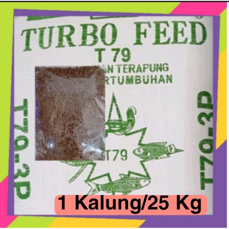Jual Pelet Ikan Turbo Feed T79-3P Uk 3 mm Persak 25kg | Shopee Indonesia