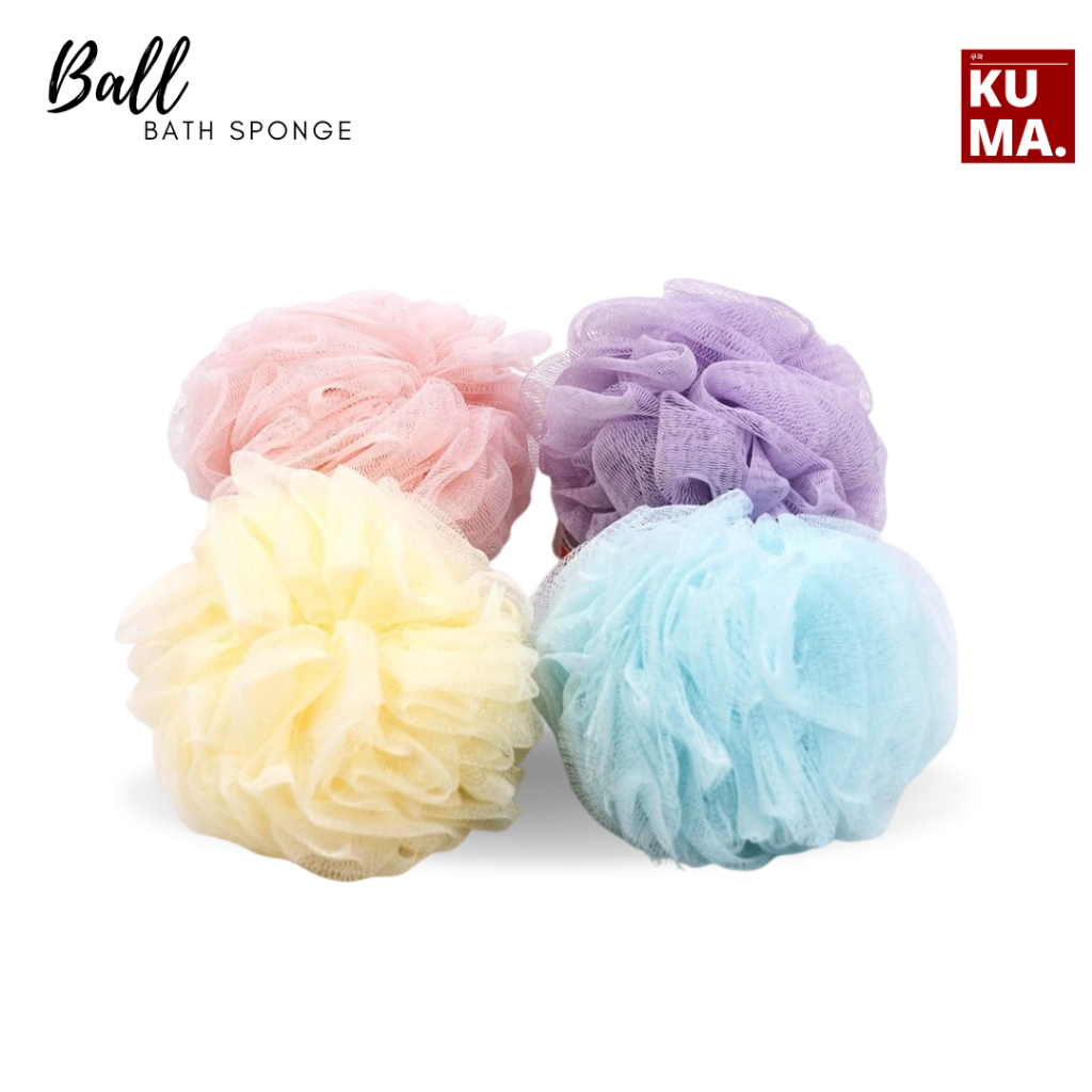 Jual KUMA Ball Bath Sponge Busa Jaring Sabun Mandi Bath Puff Jaring ...