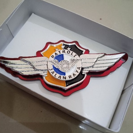 Jual brevet wing pin lencana patroli jalan raya | Shopee Indonesia