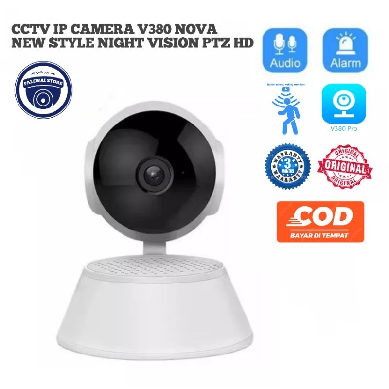 Jual CCTV IP Camera v380 neck style smart wifi portebel baby cam HD ...