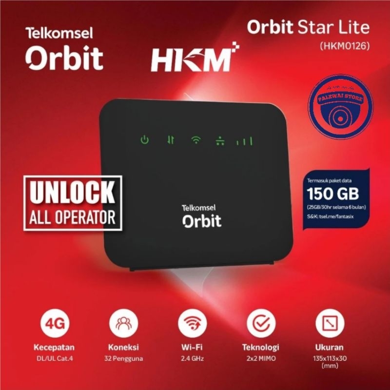 Jual Modem wifi Orbit Star Lite Modem Router Modem Wifi 4G free kartu ...