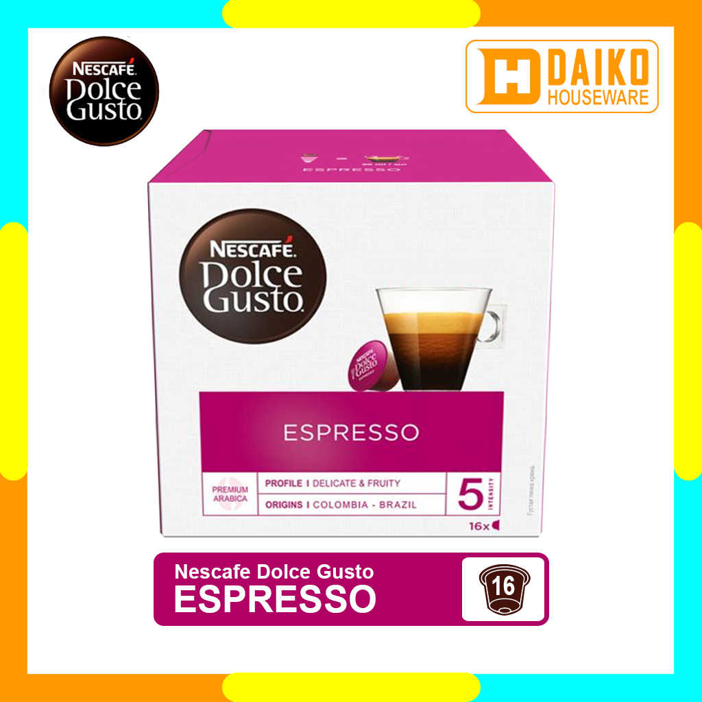 Jual Capsule NDG Nescafe Dolce Gusto Espresso New - Kopi Kapsul Light ...