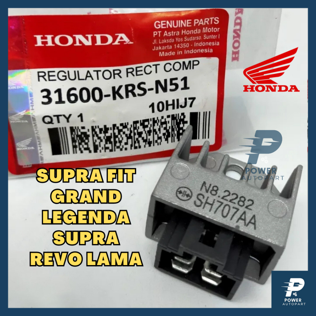 Jual ( GARANSI ) ORIGINAL Kiprok Regulator Honda GL Pro Grand Legenda ...
