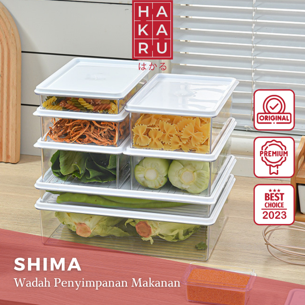 Jual HAKARU - SHIMA Kotak Penyimpanan Makanan Minimalis Wadah Box ...