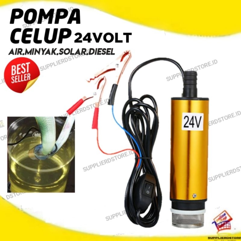Jual Pompa Air Celup Mini Kecil Portable 24V Diesel Pump Mini Air ...