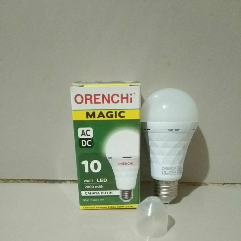 Jual lampu led emergency orenchi magic 10 watt cahaya putih | Shopee ...