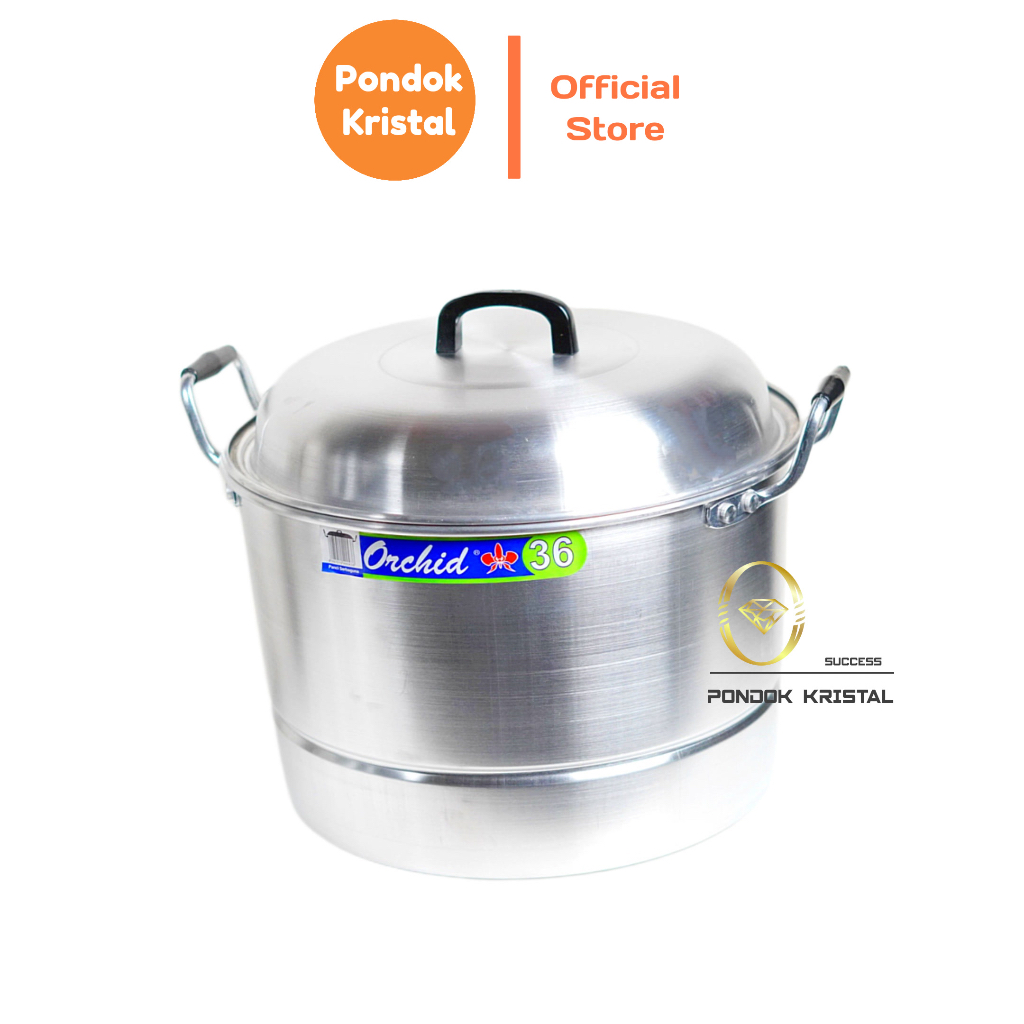 Jual Panci Kukusan Steamer Dandang Stock Pot Orchid 5 Kilo 8 Kilo 15 ...