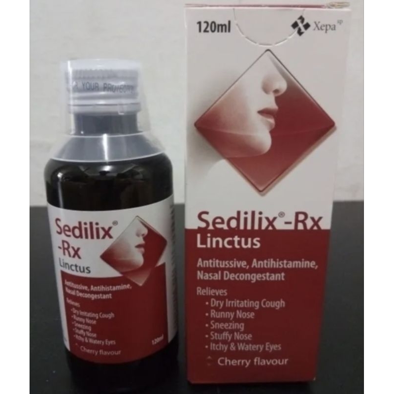 Jual Xepa Sedilix - Rx Linctus & Dm Linctus / Obat batuk Kering 120ml | Shopee Indonesia
