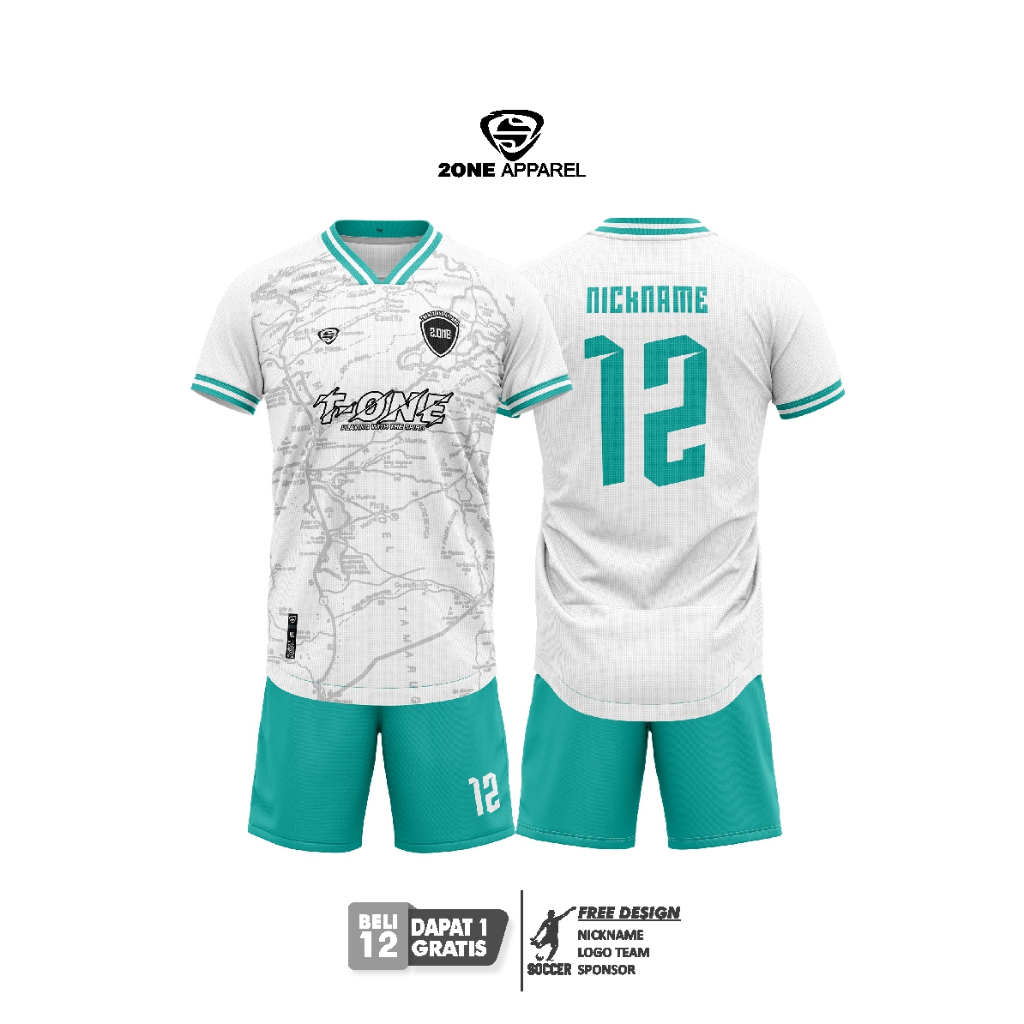 Jual [Bisa satuan] JERSEY FUTSAL CUSTOM FULL PRINT BAHAN DRYFIT MILANO & NIKE PREMIUM | Shopee ...