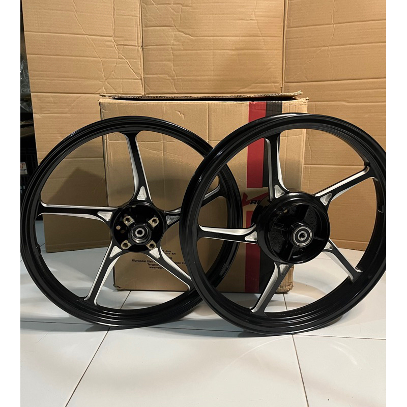 Jual Velg enkei variasi Rossi prime hitam uk 160 dan 185 R17 PNP GL MP ...