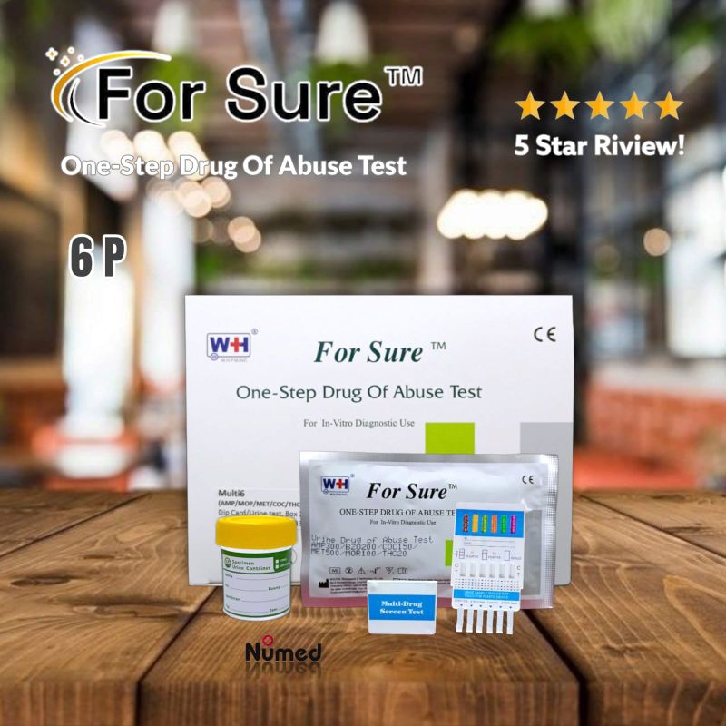 Jual Multi Drug Test 6 Parameter For Sure + Pot Urine 60 ml / Alat Tes ... Jual Multi Drug Test 6 Parameter For Sure + Pot Urine 60 ml / Alat Tes ...
