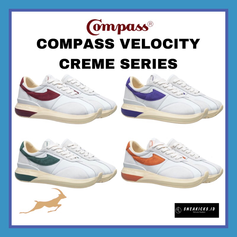 Jual [ORIGINAL] SEPATU COMPASS VELOCITY CREME LIMITED EDITION | Shopee ...