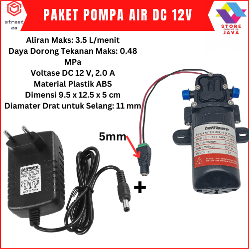 Jual Pompa Air Dc 12v / Dinamo Pump Sprayer Sanyo Mesin Pompa Air Mini ...