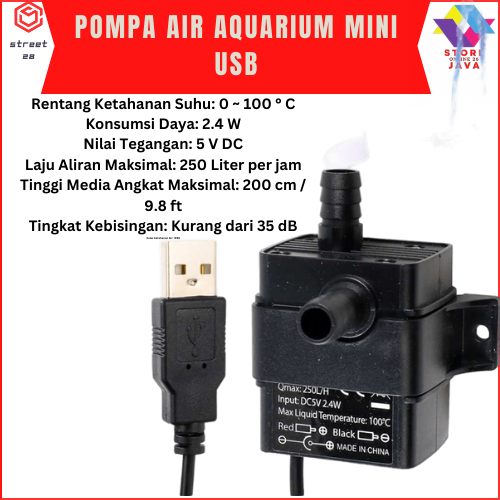 Jual Pompa Aquarium Dc 5v? Sanyo Mini Submersible Pump Mini USB ...