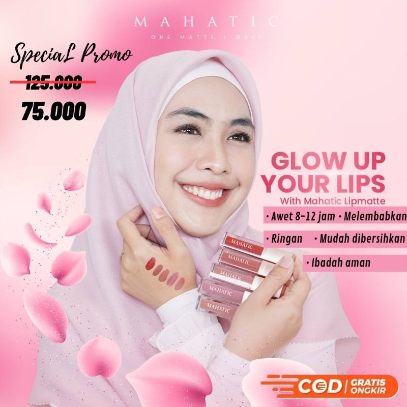 Jual Mahatic Lipmatte Halal by Oki Setiana Dewi Lipmatte Transferproof ...