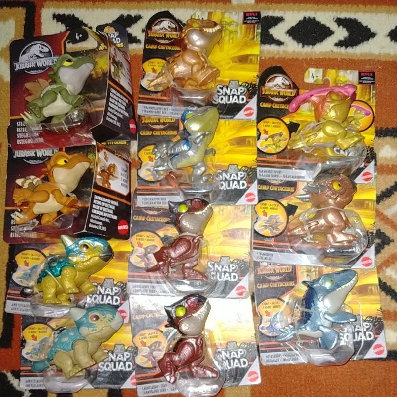 Jual Jurassic world snap squad asli produk mattel | Shopee Indonesia