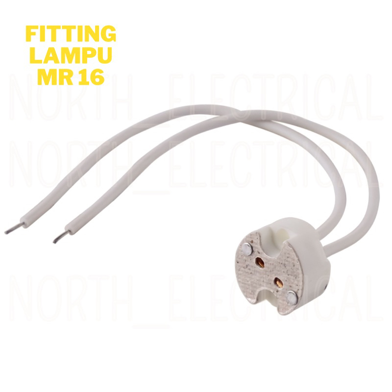 Jual BISA COD FITTING LAMPU MR 16 / FITTING LAMPU MR16 TUSUK / FITTING ...