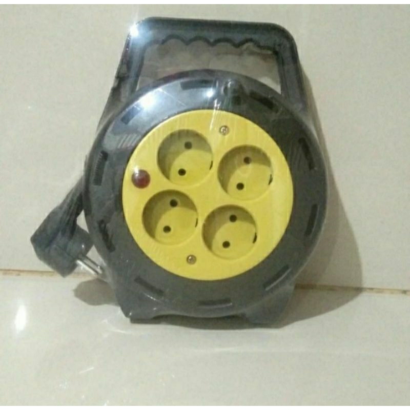 Jual kabel roll 5 meter 4 lubang+ indikator lampu type 10 merek sparta ...
