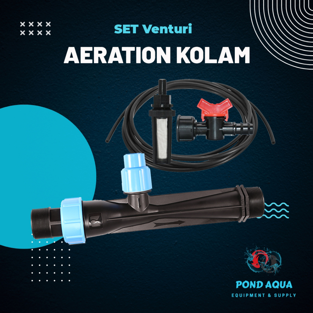 Jual SET Aerator Water Flow Ozone Oksigen Kolam Ikan Koi 2 Inch ...