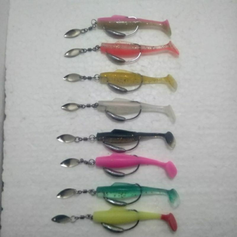Jual SOFT LURE 6CM HOOK KENZI BLADE DEPAN | Shopee Indonesia