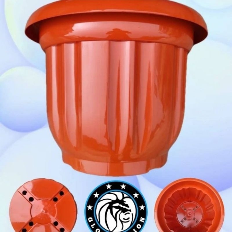 Jual pot tanaman buah gloria ukuran 50 cm warna coklat / tambula pot ...