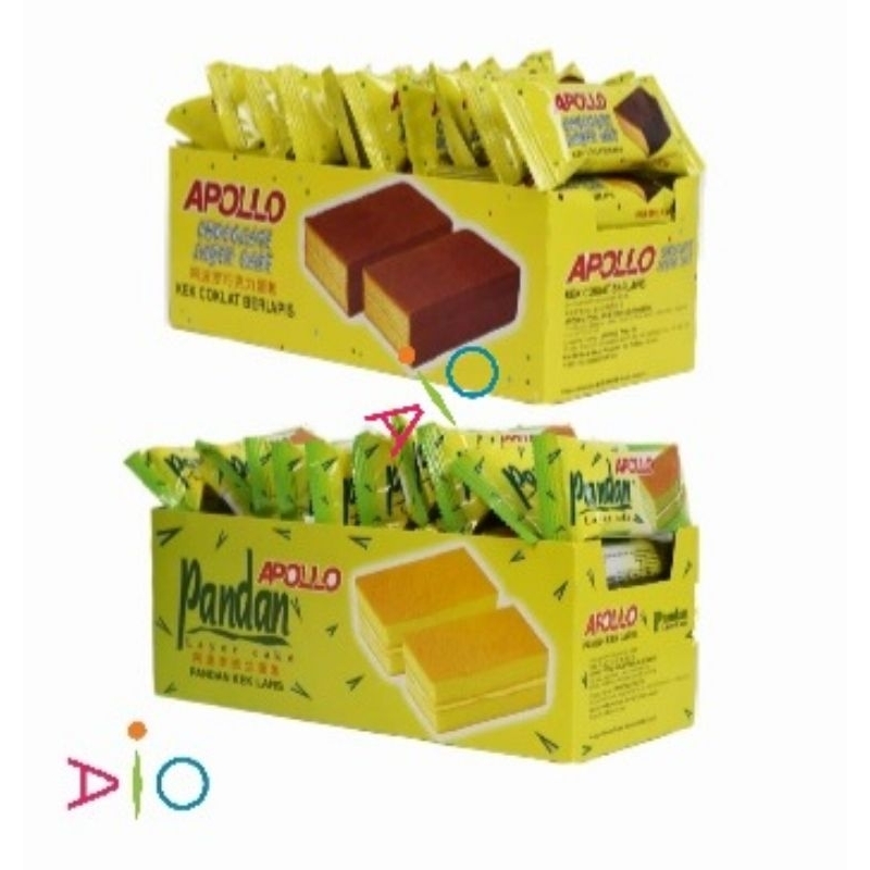 Jual APOLLO Layer Cake 24 Pcs | Bolu Lapis Apollo | Shopee Indonesia