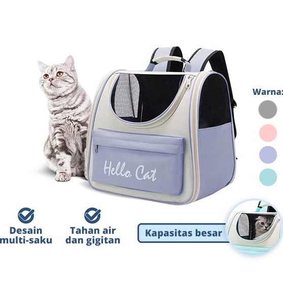 Jual ASTRONOT HELLO CAT AS01 - Tas Ransel Hewan Kucing Anjing Travel ...