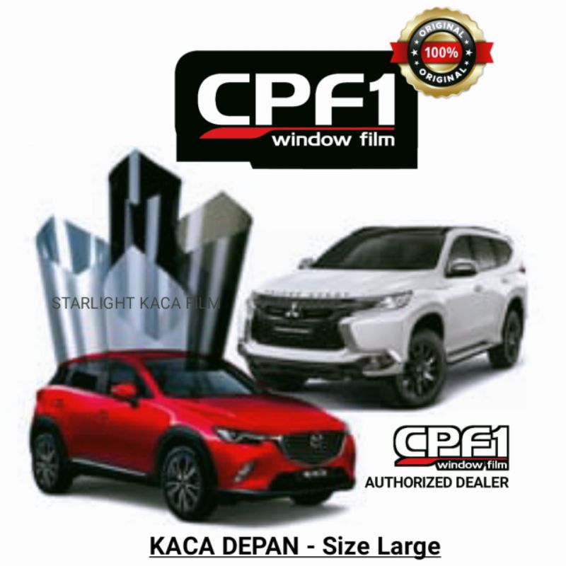 Jual Kaca Film CPF1 ORIGINAL Black Nero (Kaca Depan) Size Mobil Mobil Large | Shopee Indonesia