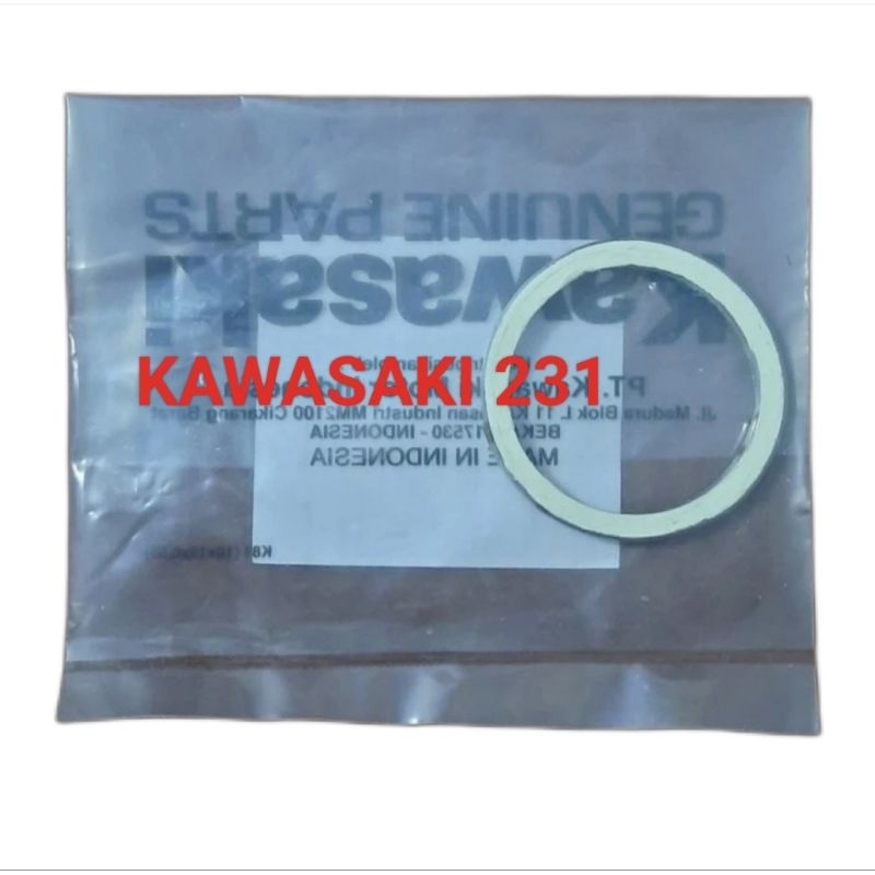 Jual Gasket Paking Packing Kenalpot Ninja 150 R RR Ss Original Kawasaki | Shopee Indonesia