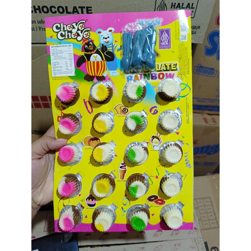 Jual Snack jadul Choyo Choyo Cup 1 pack isi 20 Coklat | Shopee Indonesia
