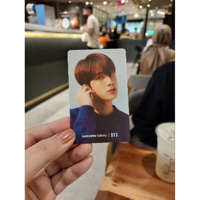 Jual Jin BTS Limited Edition Photocard Samsung Edition | Shopee Indonesia