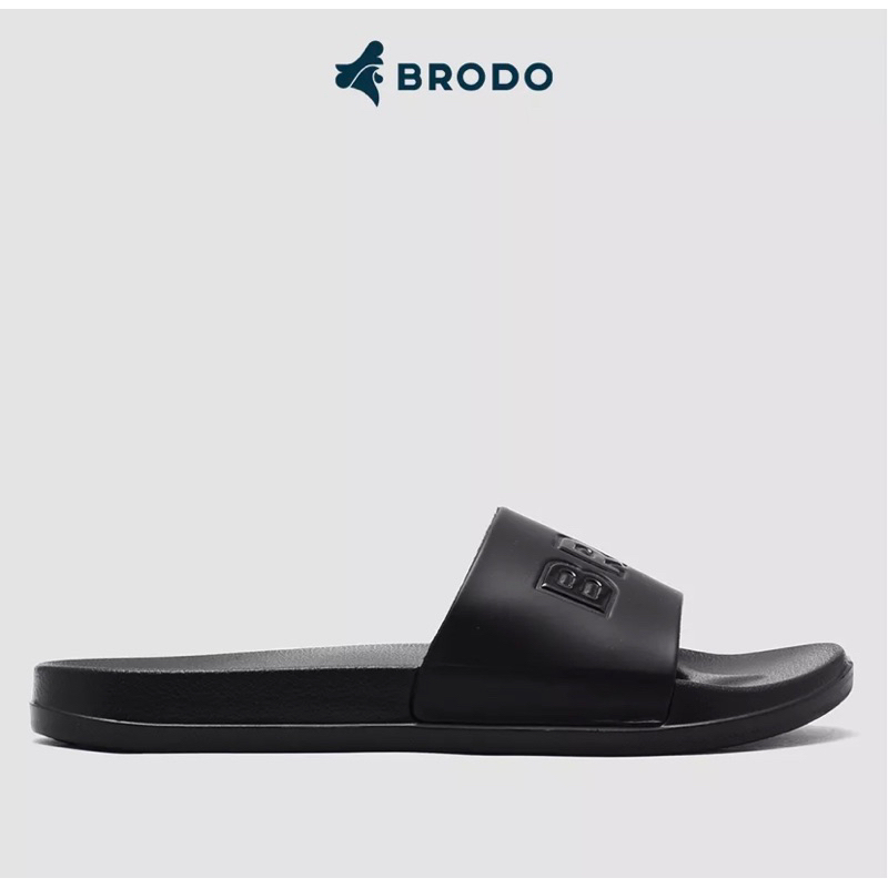 Jual BRODO OFFICIAL SHOP - Sandal Brodo Broslides Logo Full Black ...