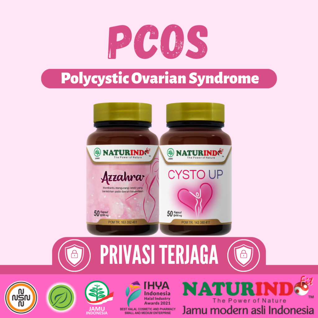 Jual Obat Herbal Pcos Polycystic Ovarian Syndrome Sel Telur Kecil Cysto