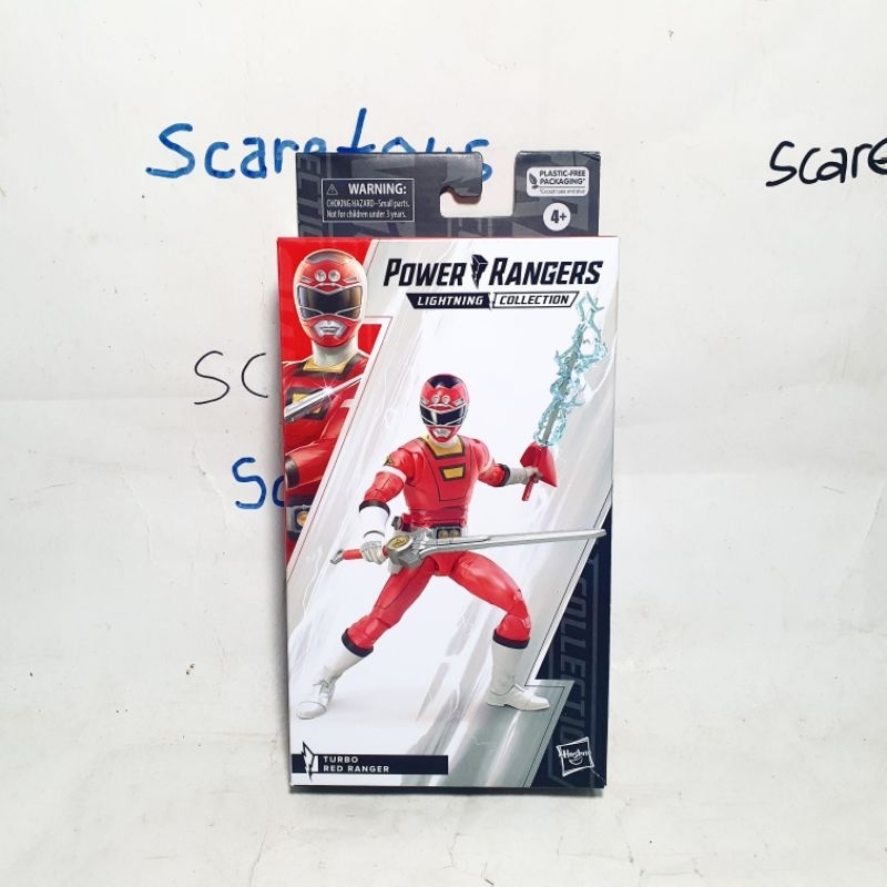 Jual Lightning Collection Power Rangers Turbo Red Ranger Merah gekisou ...