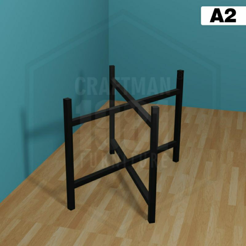 Jual kaki meja lipat besi ukuran t70 p78cm | Shopee Indonesia