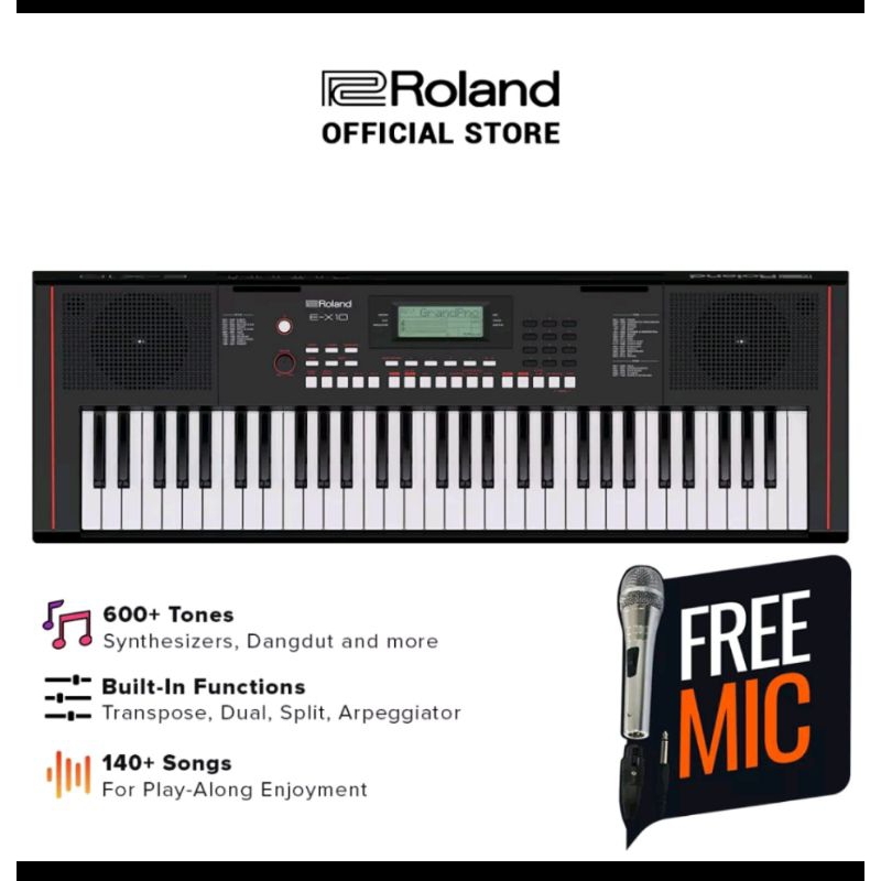 Jual [Ready Stock] Roland E-X10 Arranger Keyboard Ex10 ex-10 ex 10 ...