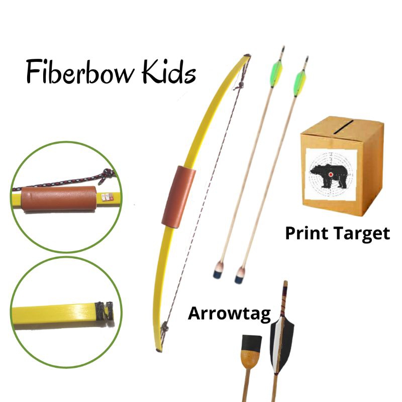 Jual Busur Panah Panahan Fiber Anak TK Arrow Tumpul Busa | Shopee Indonesia