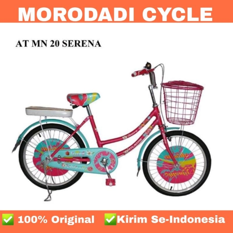 Jual Sepeda mini ukuran 20 inch perempuan city bike Serena Atlantis ...