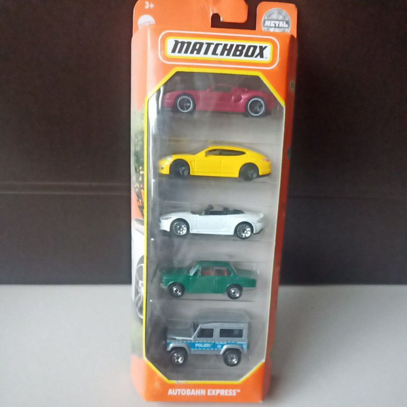 Jual autobahn express matchbox 2005 ford gt/porsche panamera/1969 bmw ...