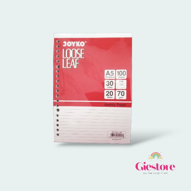 Jual Loose Leaf Isi Kertas Binder Joyko | Shopee Indonesia