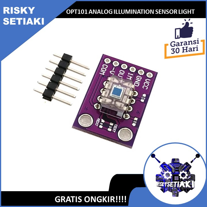 Jual OPT101 ANALOG ILLUMINATION SENSOR LIGHT INTENSITY SENSOR MODULE | Shopee Indonesia