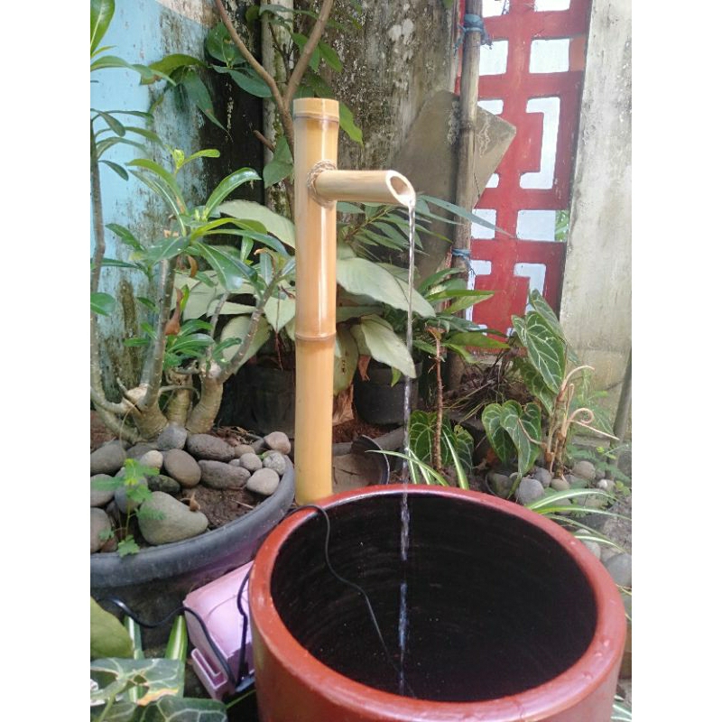 Jual Pancuran air mancur taman gentong bambu | Shopee Indonesia