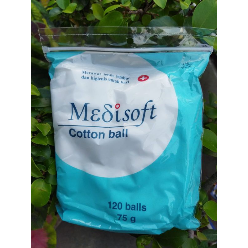 Jual Kapas bayi bulat medisoft cotton ball 75 gram! (Exp 2029 ...