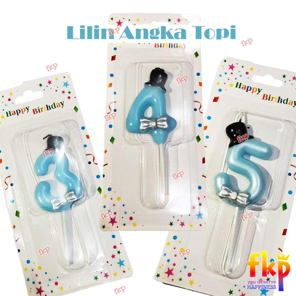 Jual FUN KIDS PARTY Lilin Angka Biru Topi / Lilin Angka Boy | Shopee ...