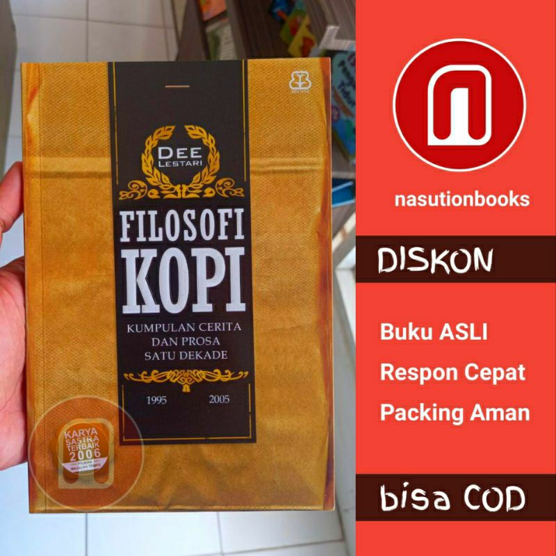 Jual Novel Filosofi Kopi Dee Lestari | Shopee Indonesia